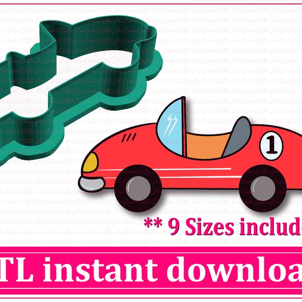 Vintage Race Car - Etsy