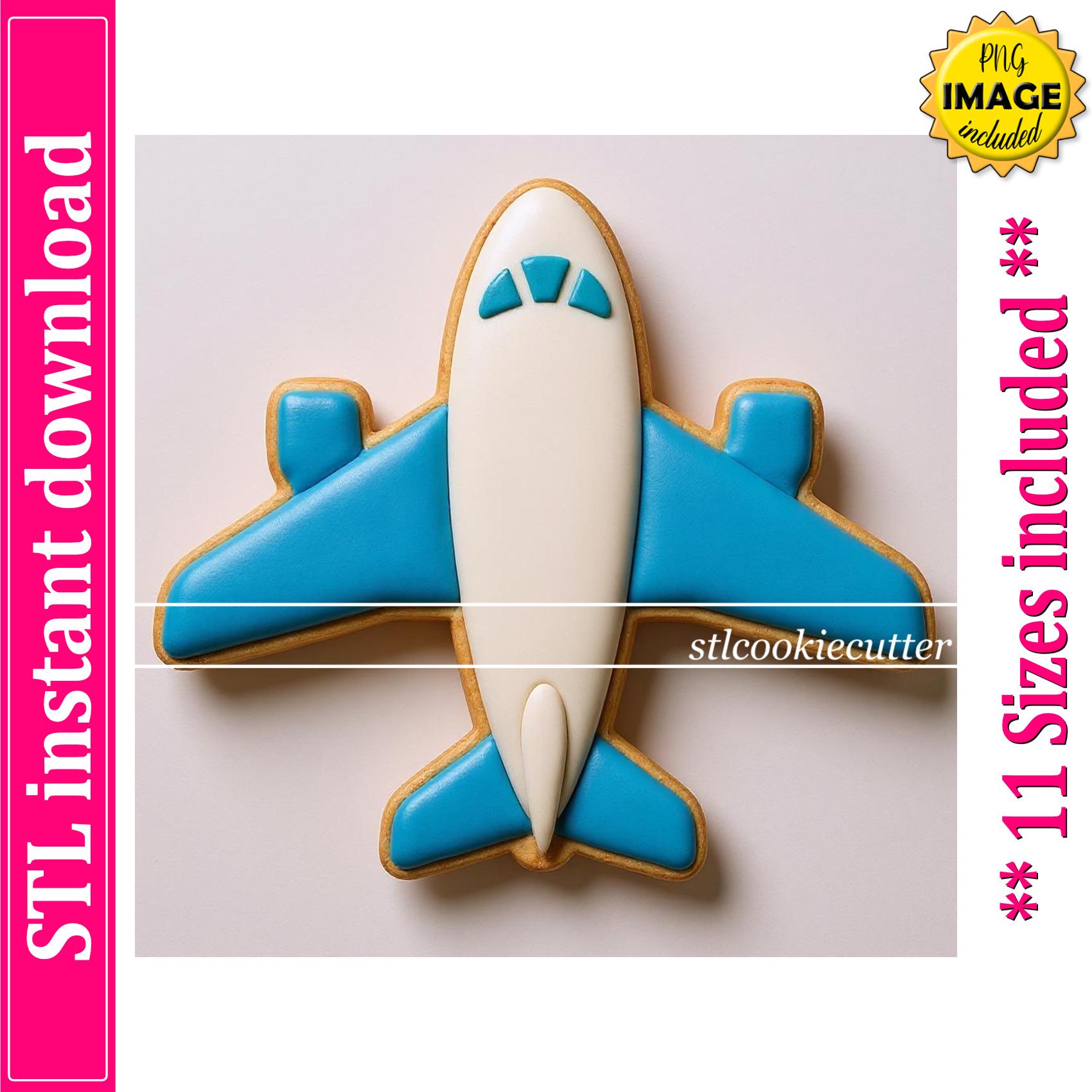 Pilot Airplane Shaped Cookies