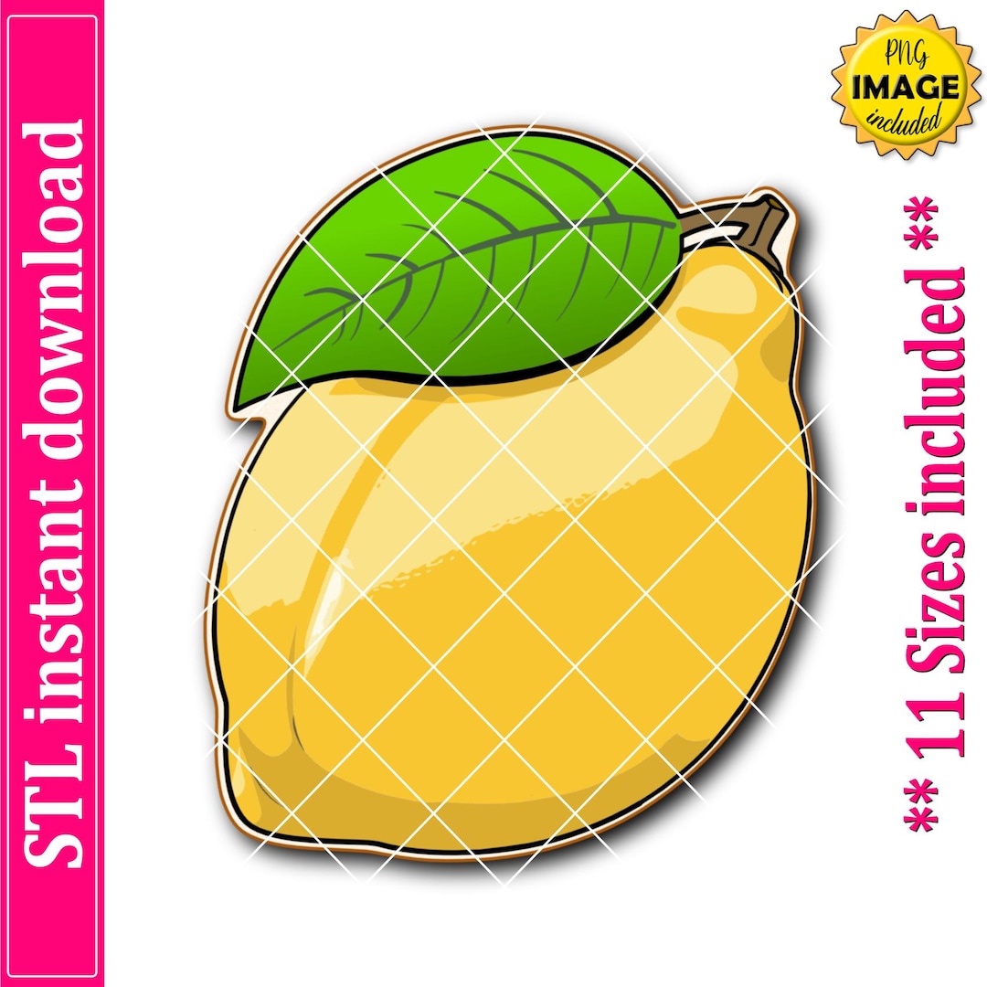 Lemon Cookie Cutter STL File, 11 Sizes (digital Download) - Etsy