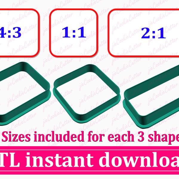 Rounded Rectangle - Etsy