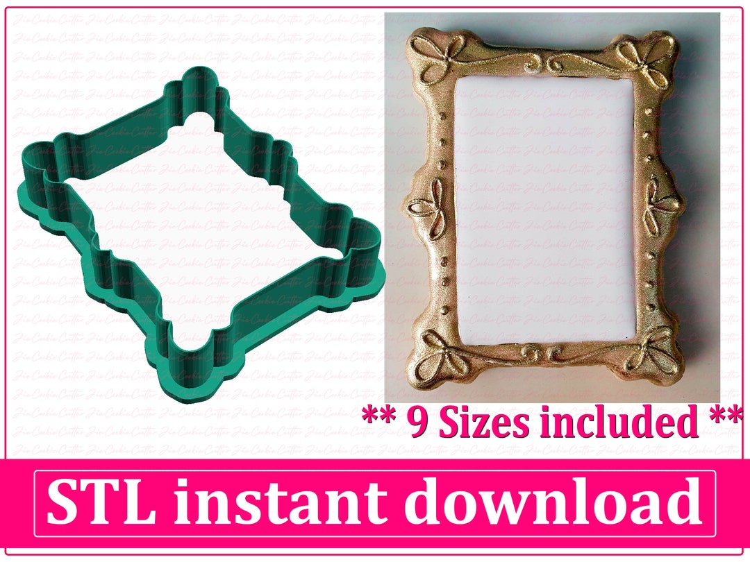 Classic Mirror Cookie Cutter STL File Instant Download, STL Cookie ...