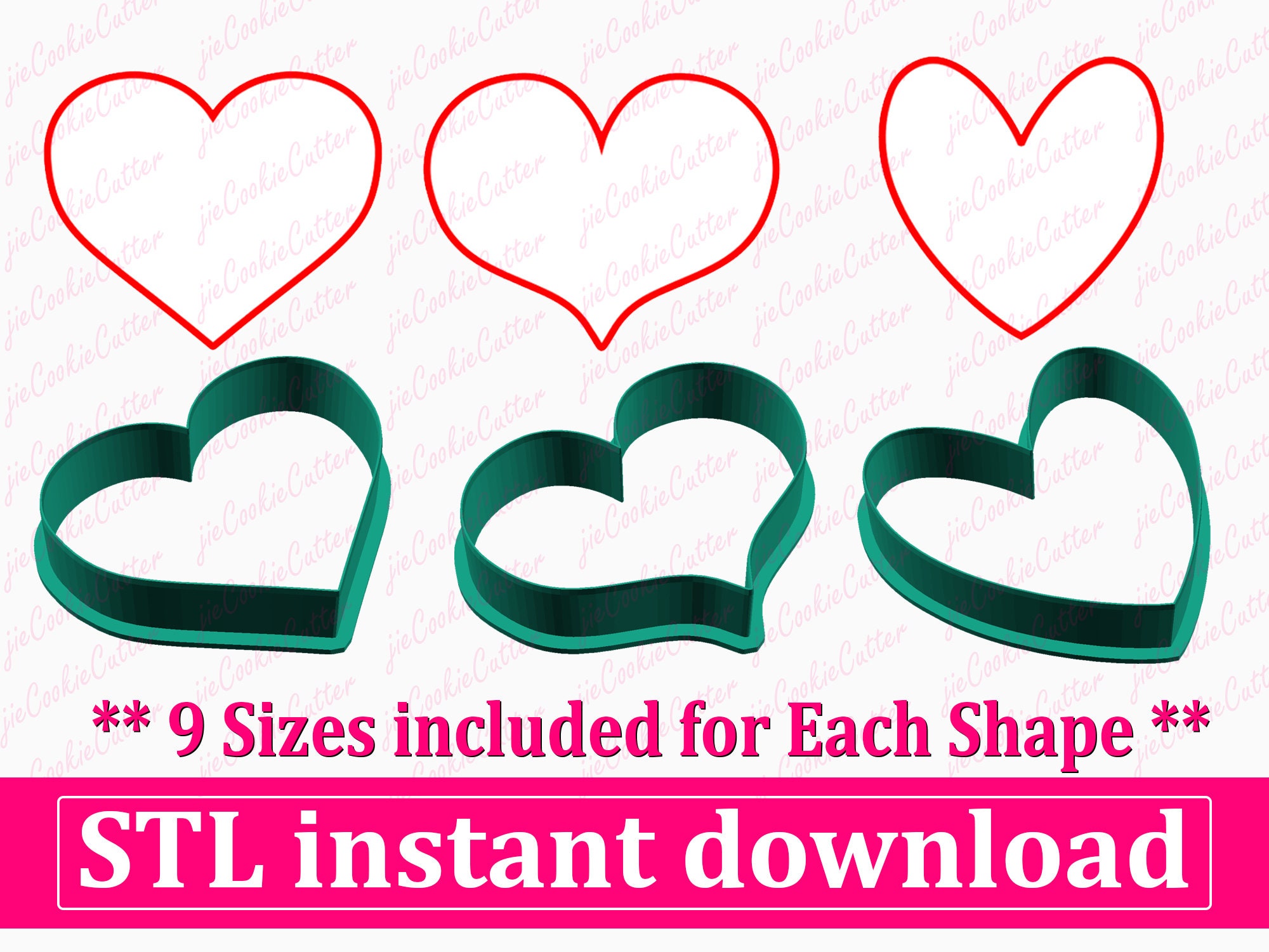 Cookie Cutters Tools & Utensils Craft Supplies & Tools Heart Donut ...