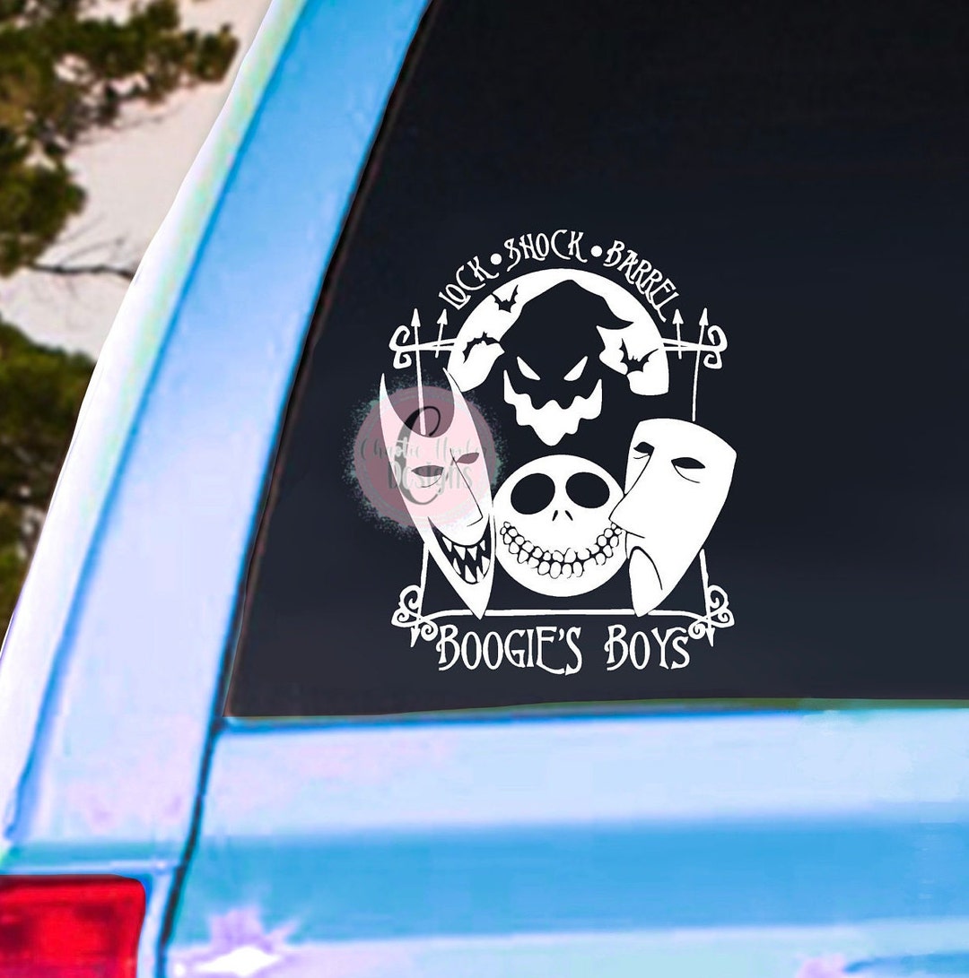 Oogie Boogie's Boys Car Decal: Nightmare Before Christmas Vinyl - Etsy