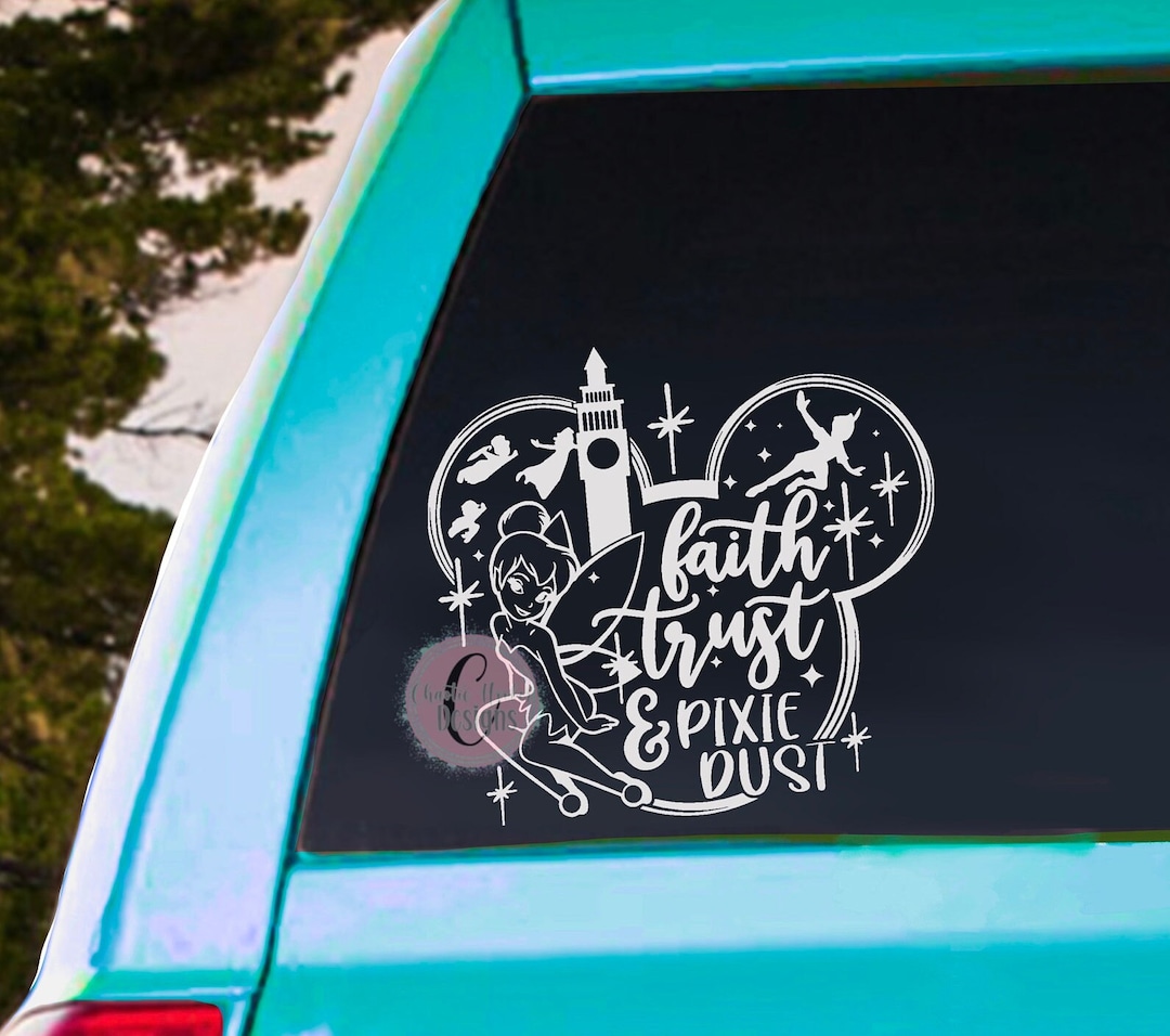 Peter Pan, Faith Trust and Pixie Dust, Peterpan Decals, Tinkerbell ...