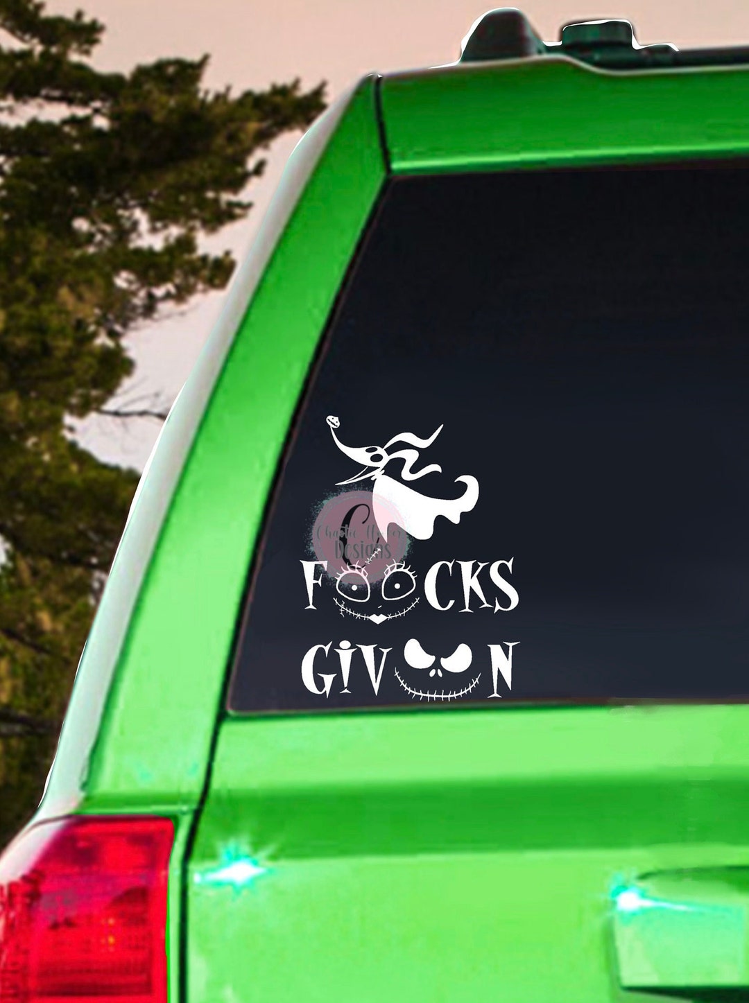 Zero Fs Given Nightmare Before Christmas Car Decal - Etsy