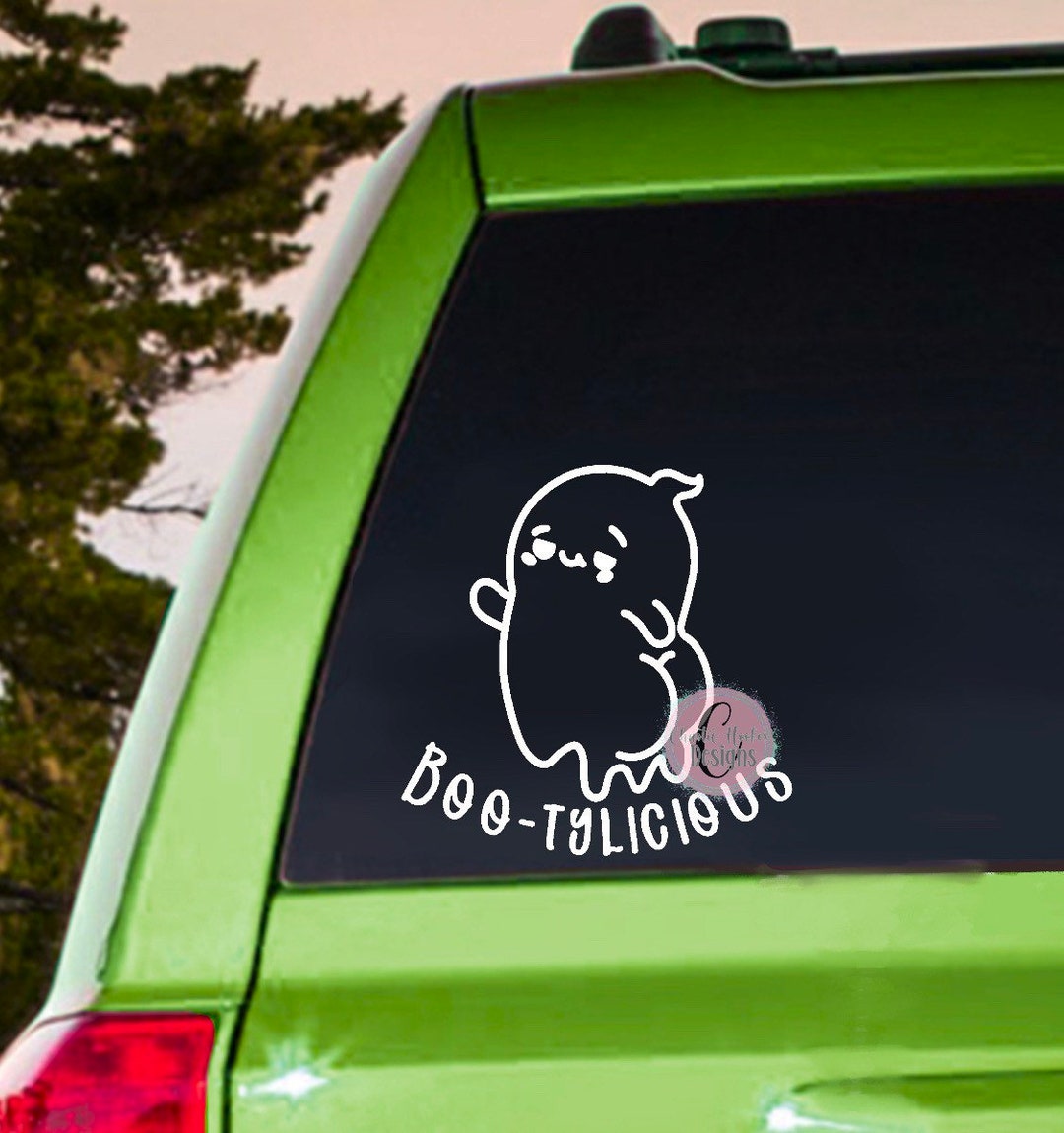 Boo-tylicious Decal, Bootylicious, Halloween Car Decal, Cute Ghost ...