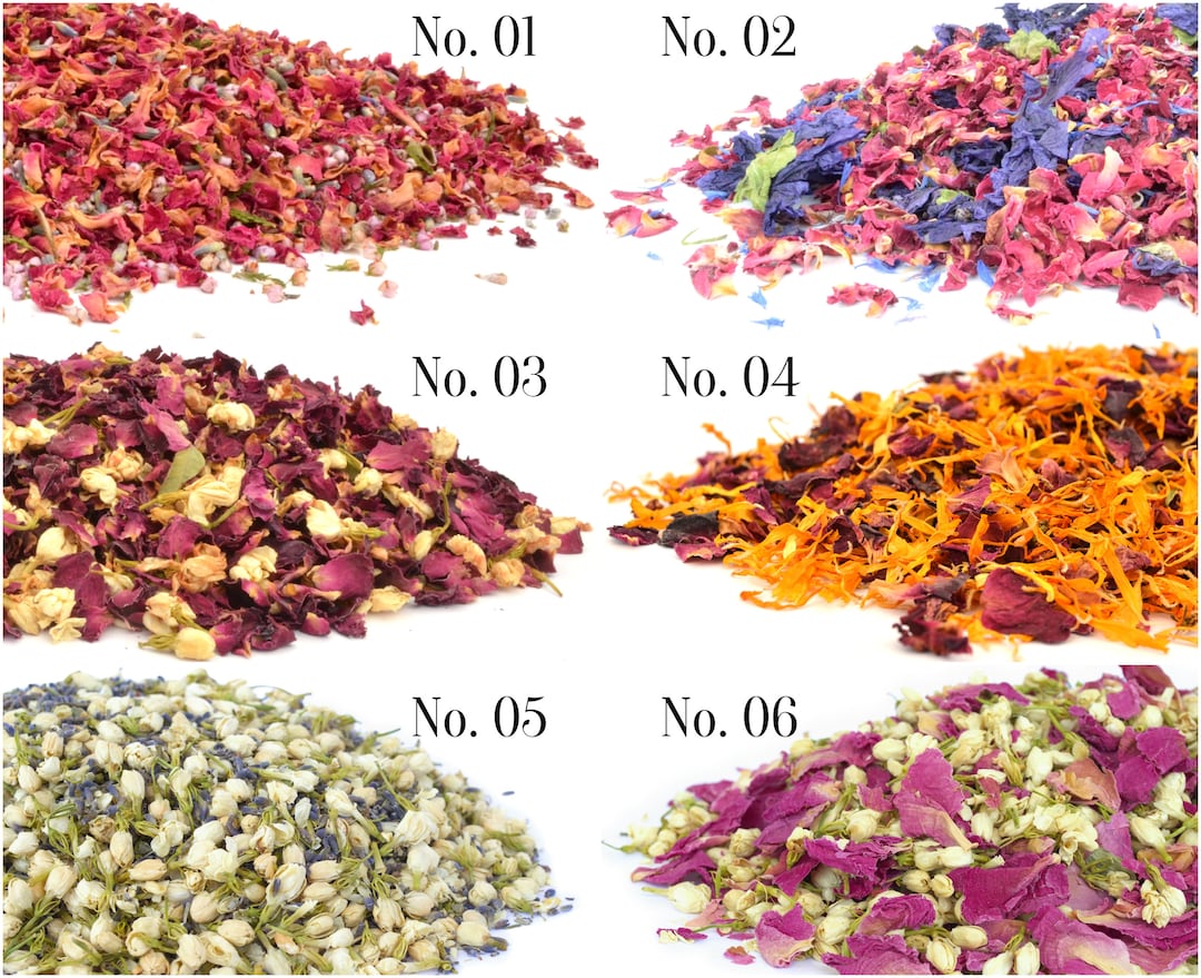 Natural Wedding Confetti | 68 Types | Biodegradable Confetti | Flower ...
