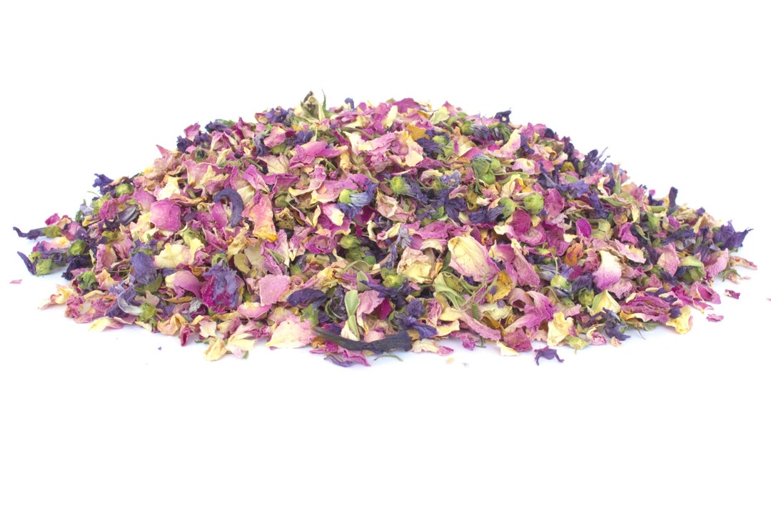 Natural Confetti Mix - 1L Wedding Confetti Real Petal Confetti ...
