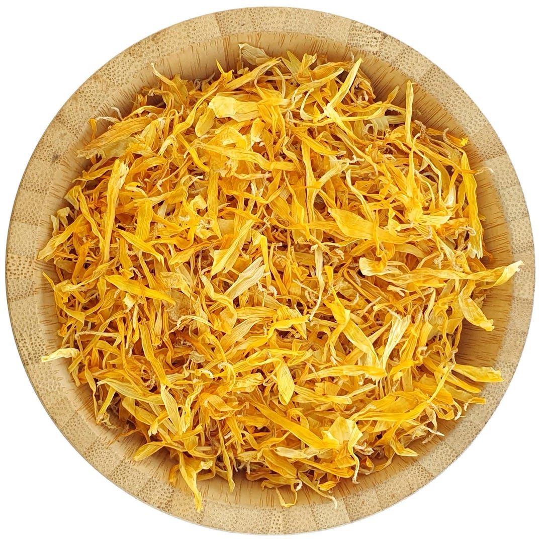Organic Dried Marigold Petals 1kg 1000g Calendula Edible Flowers Tea ...