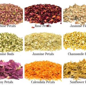 Natural Confetti | 68 Types | Wedding Confetti | Flower Girl Real Petal ...