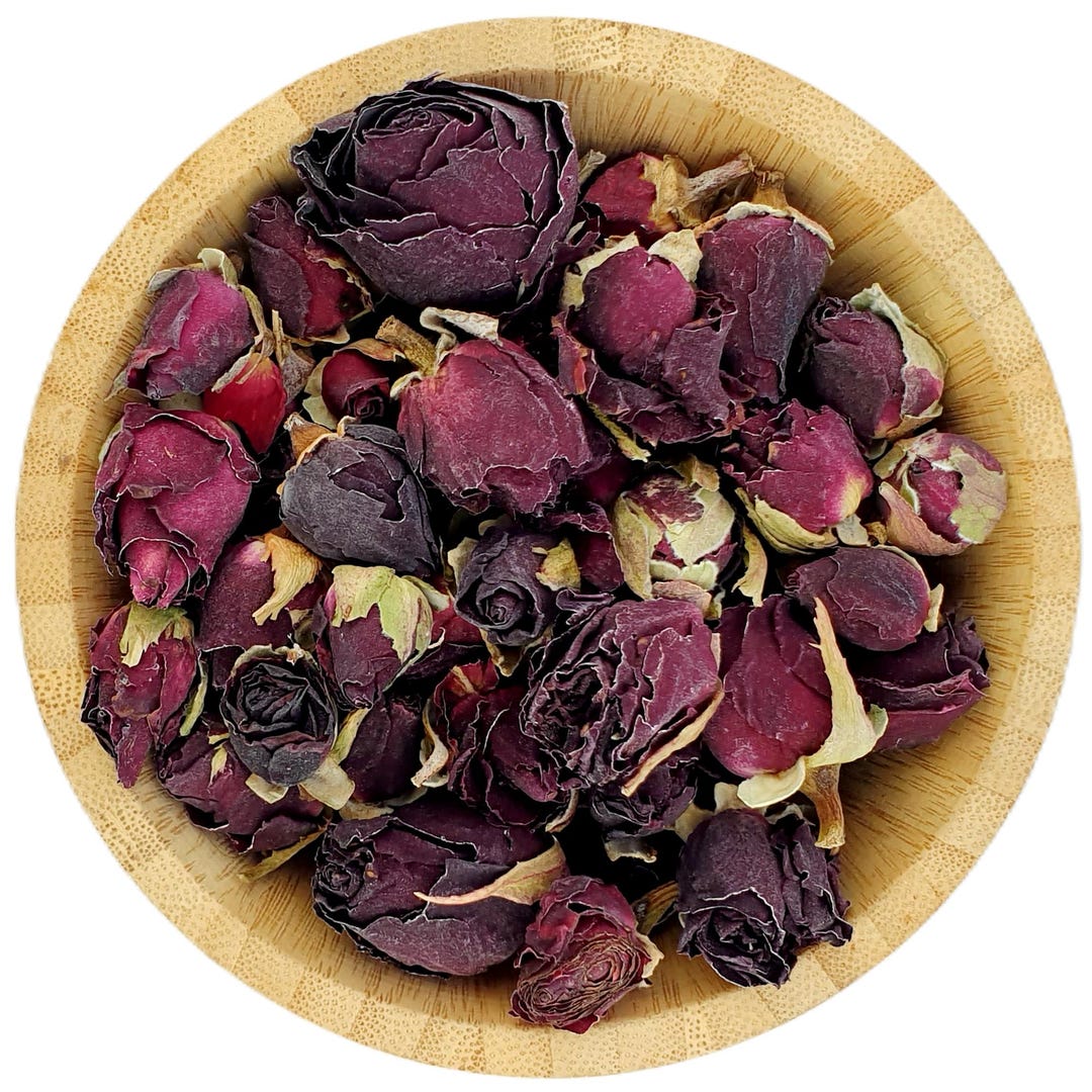 Organic Dried Red Rose Buds 250g Edible Flowers Tea Gin Tonic Coctail ...