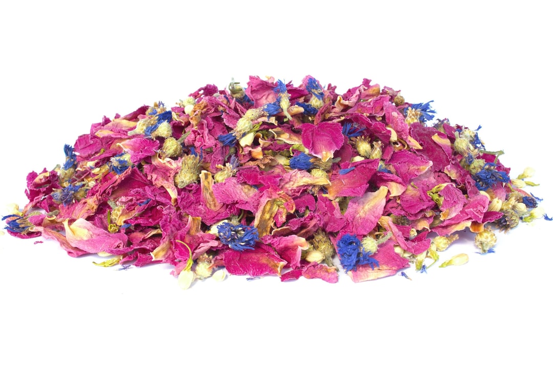 Natural Confetti Mix - 1L Wedding Confetti Real Petal Confetti ...