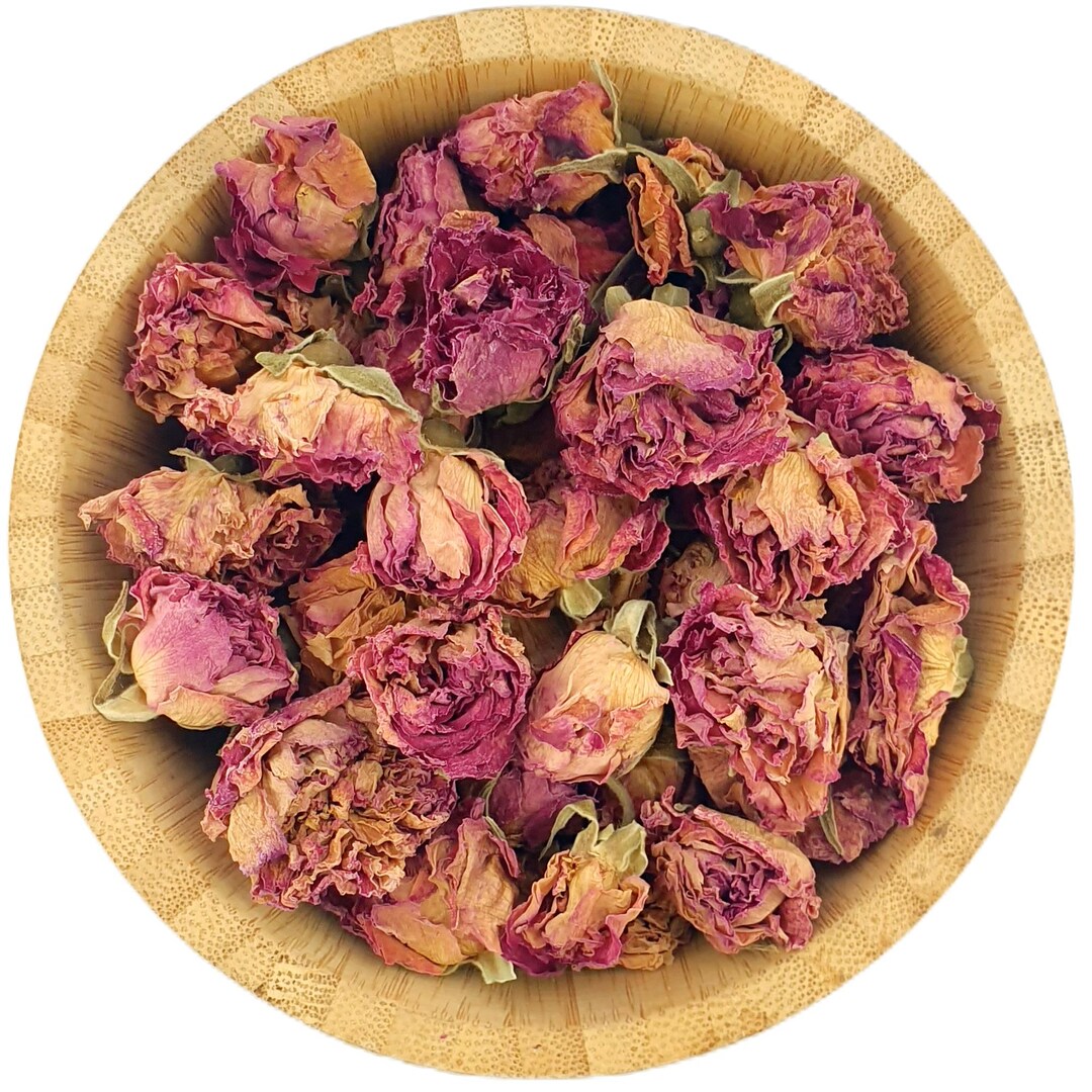 Dried Pink Rose Corolla Flowers - Edible Botanicals 250g - Etsy