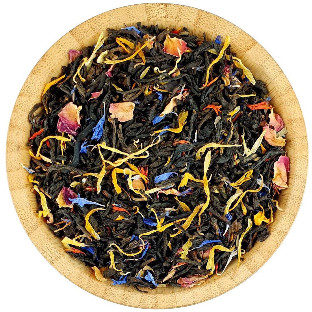 Earl Grey Rainbow Black Tea - Bergamot Floral Loose Leaf 50g-200g - Etsy