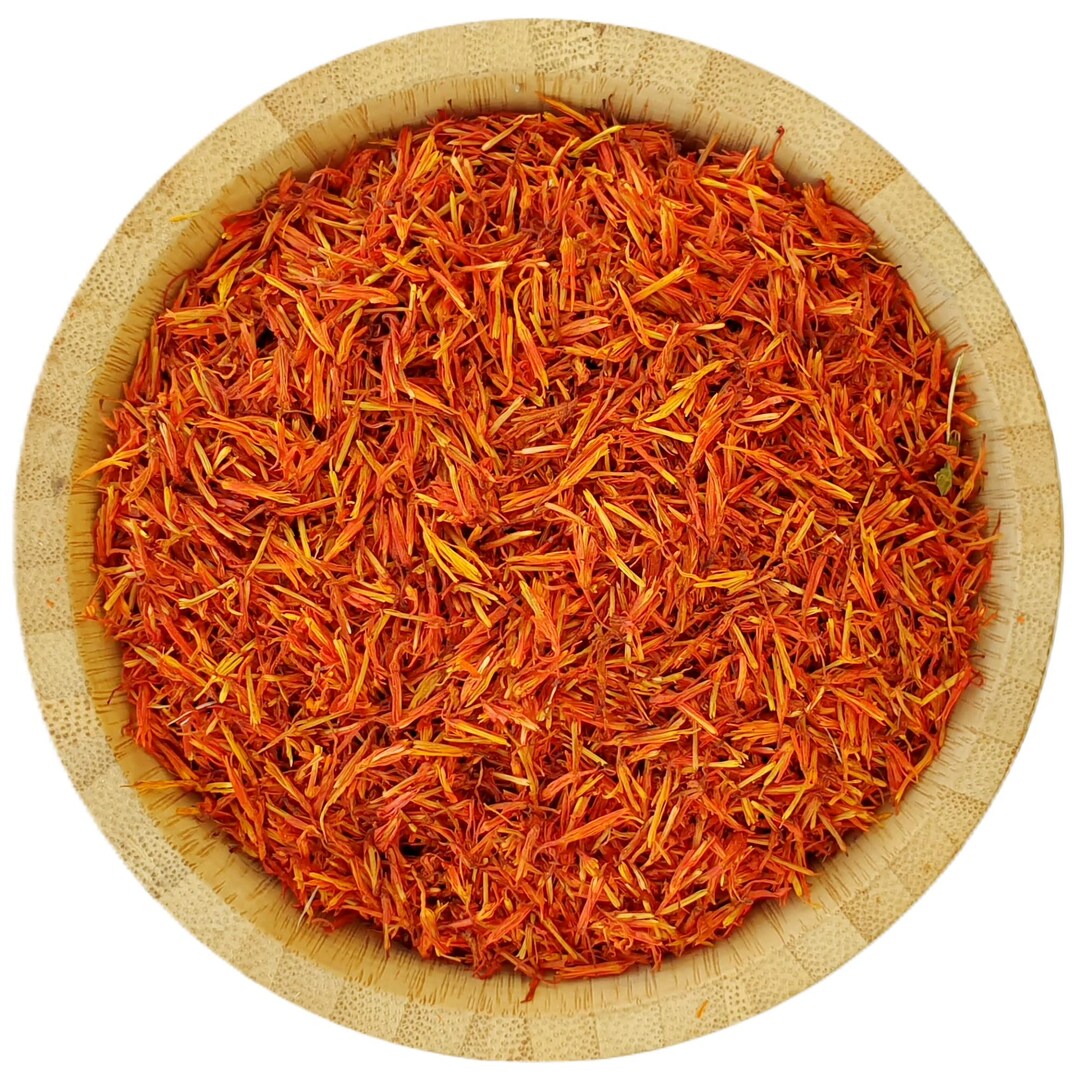 Organic Dried Safflower Petals 250g Edible Flowers Tea Gin Tonic ...