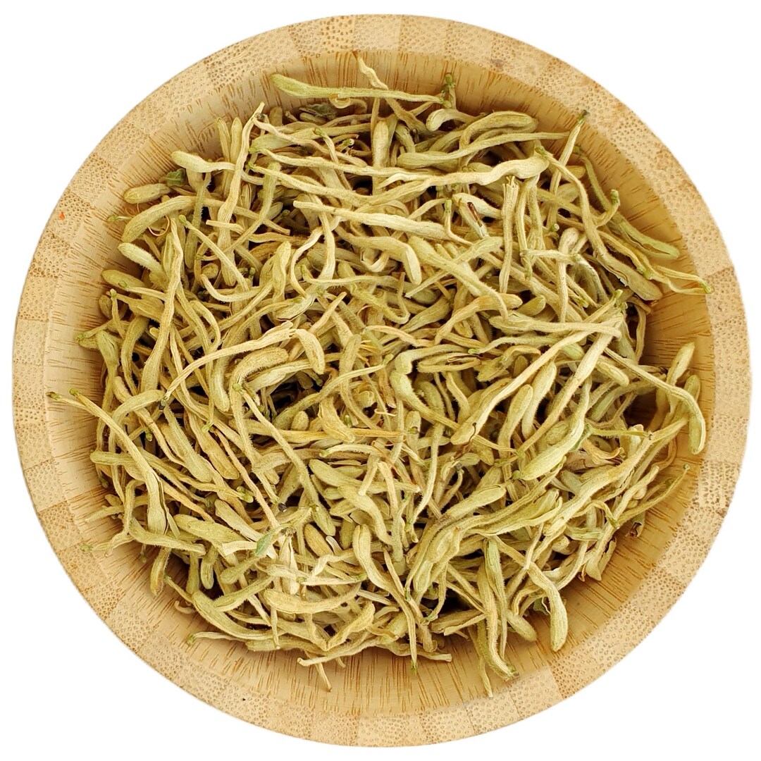 Organic Dried Honeysuckle Flowers 5g - 100g Lonicera Japonica - Edible ...