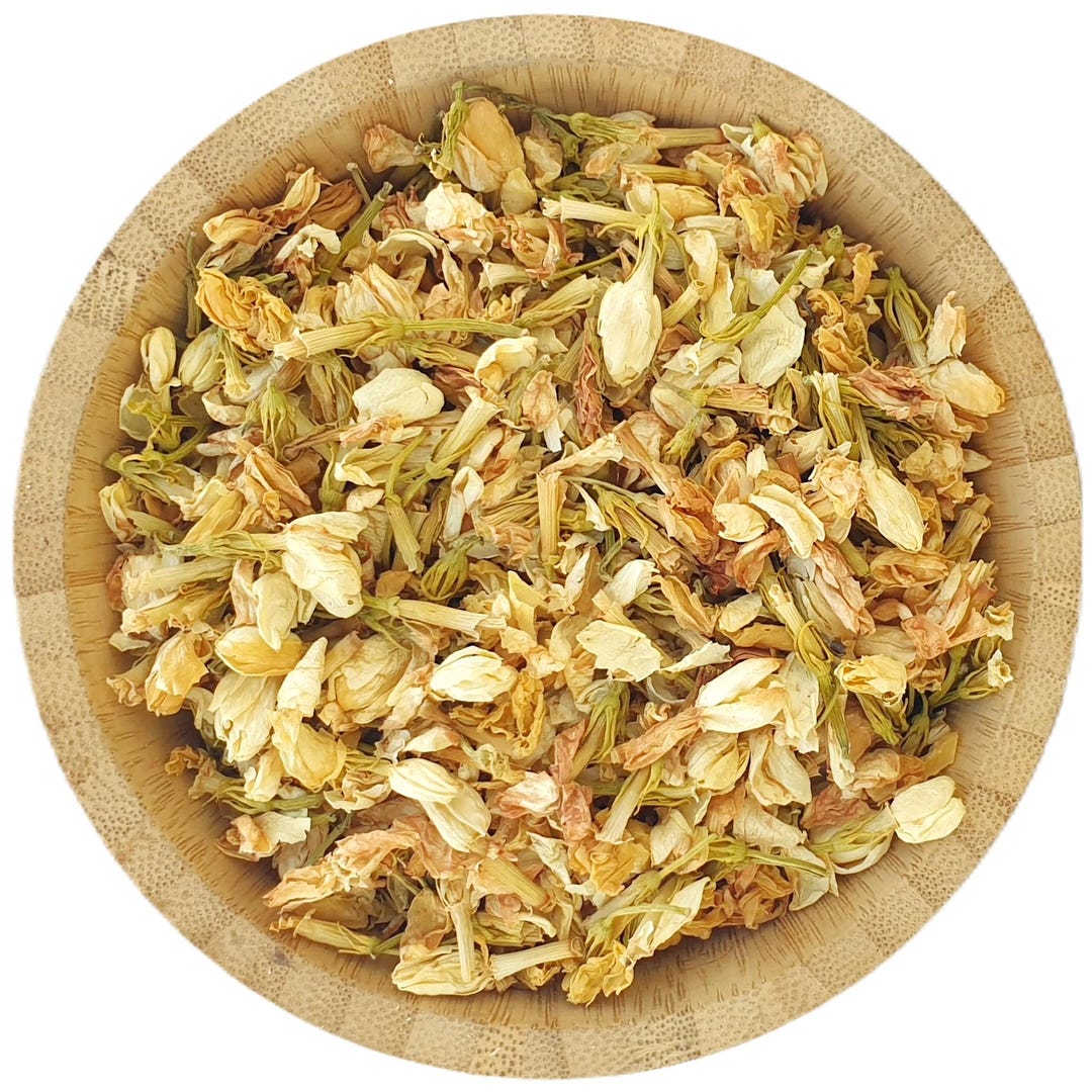 Organic Dried Jasmine Flowers 1kg 1000g Edible Flowers Tea Gin Tonic ...