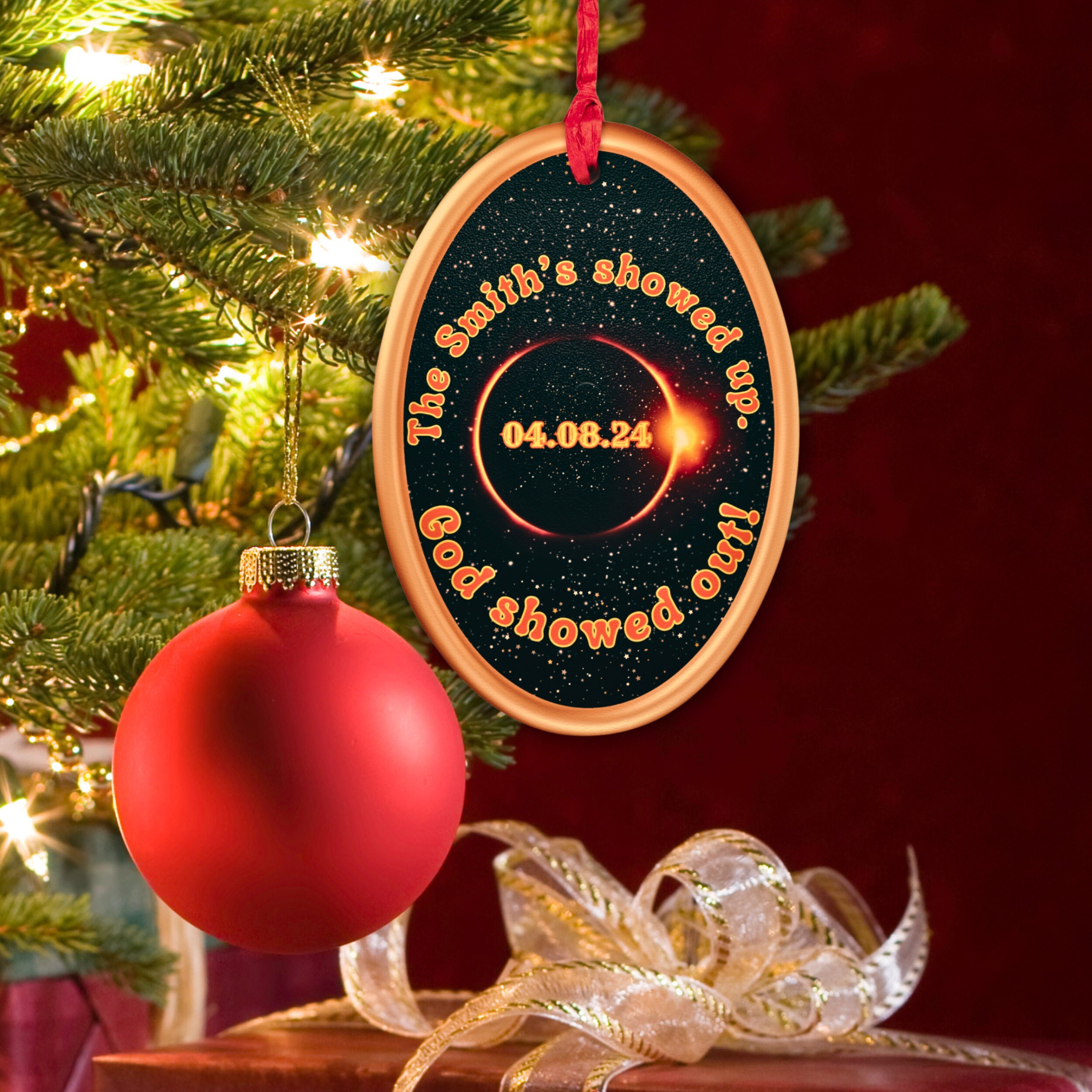 Total Solar Eclipse 2024 Ornament: Astronomy Gift, Fridge Magnet - Etsy