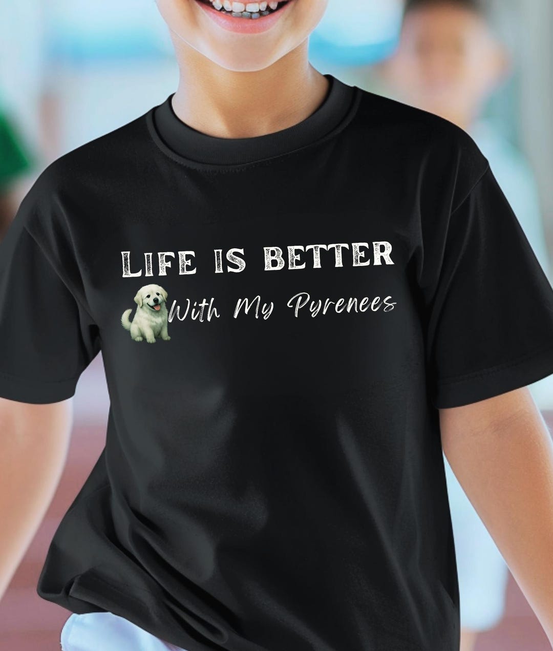 Life is Better With My Pyrenees Comfort Colors T-shirt, Youth Great ...
