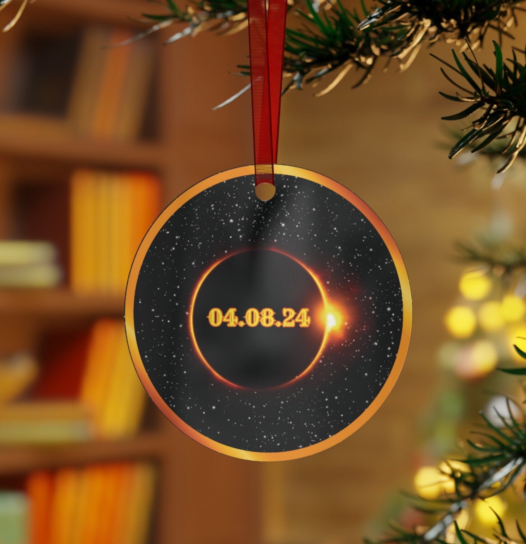 Eclipse Ornament, Total Solar Eclipse 2024, Solar Eclipse Gifts, Lunar ...