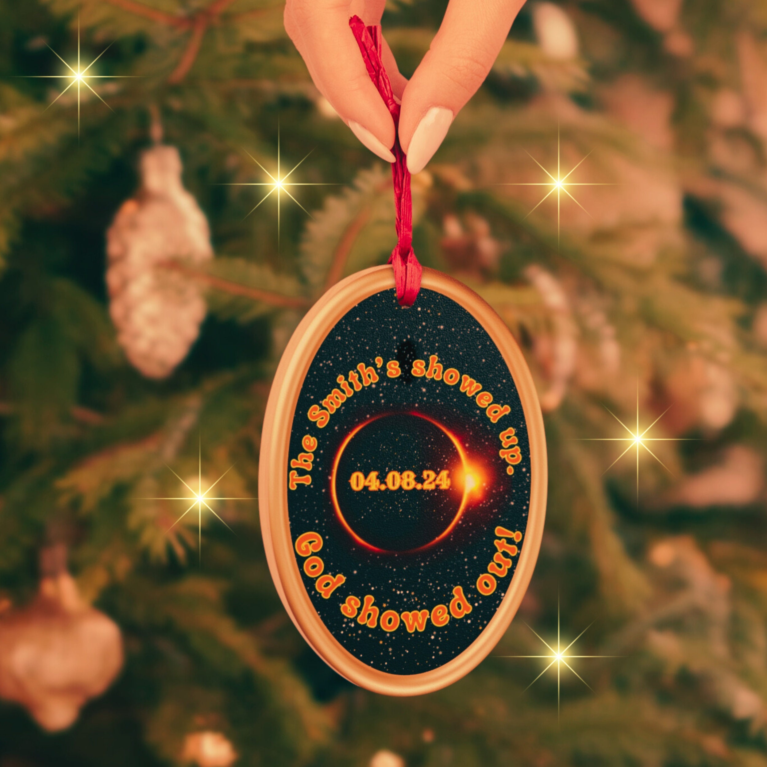 Eclipse Ornament, Total Solar Eclipse 2024, Solar Eclipse Gifts, Fridge ...