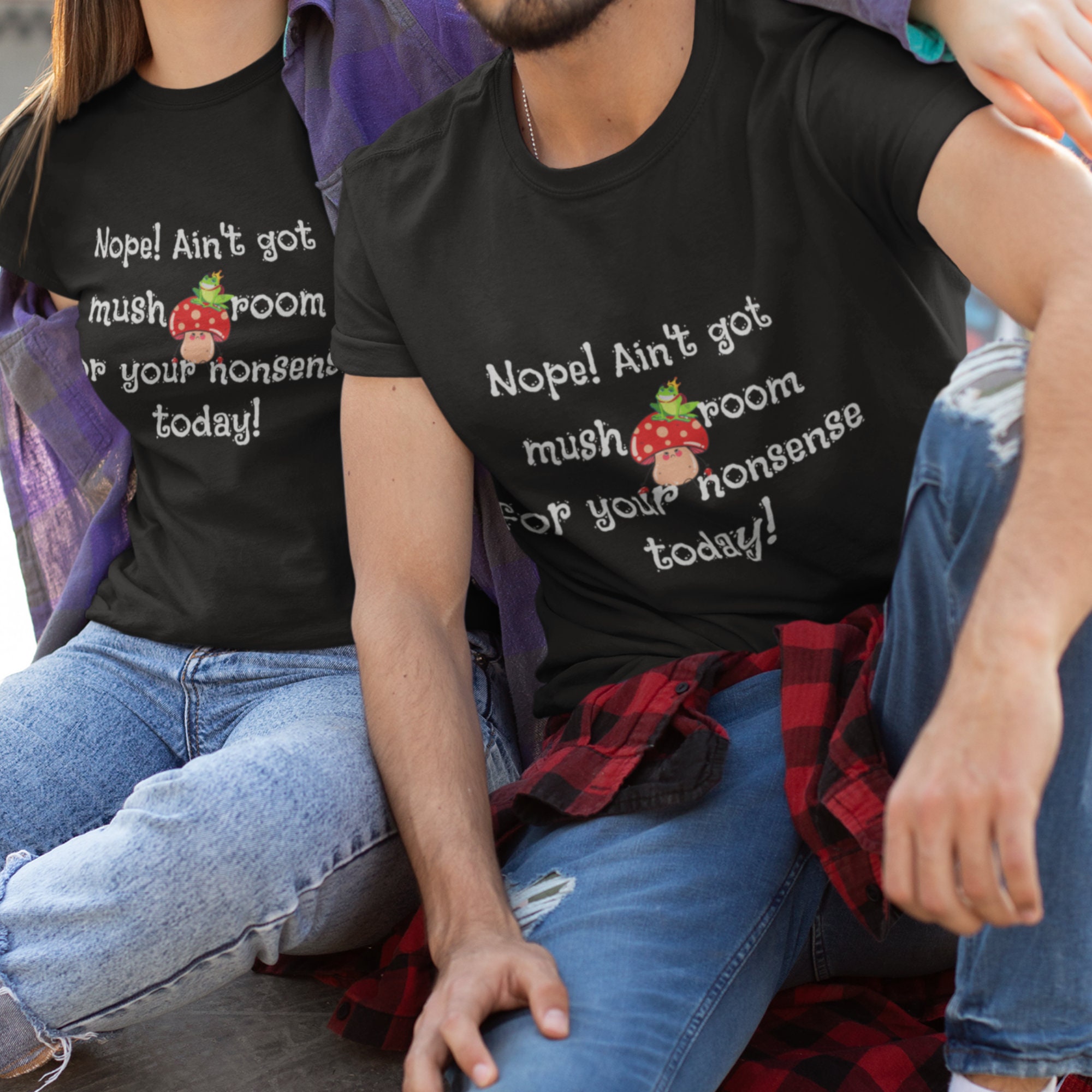 Frog Mushroom Shirt/impatient Tshirt Mush Room Lover Fluent - Etsy