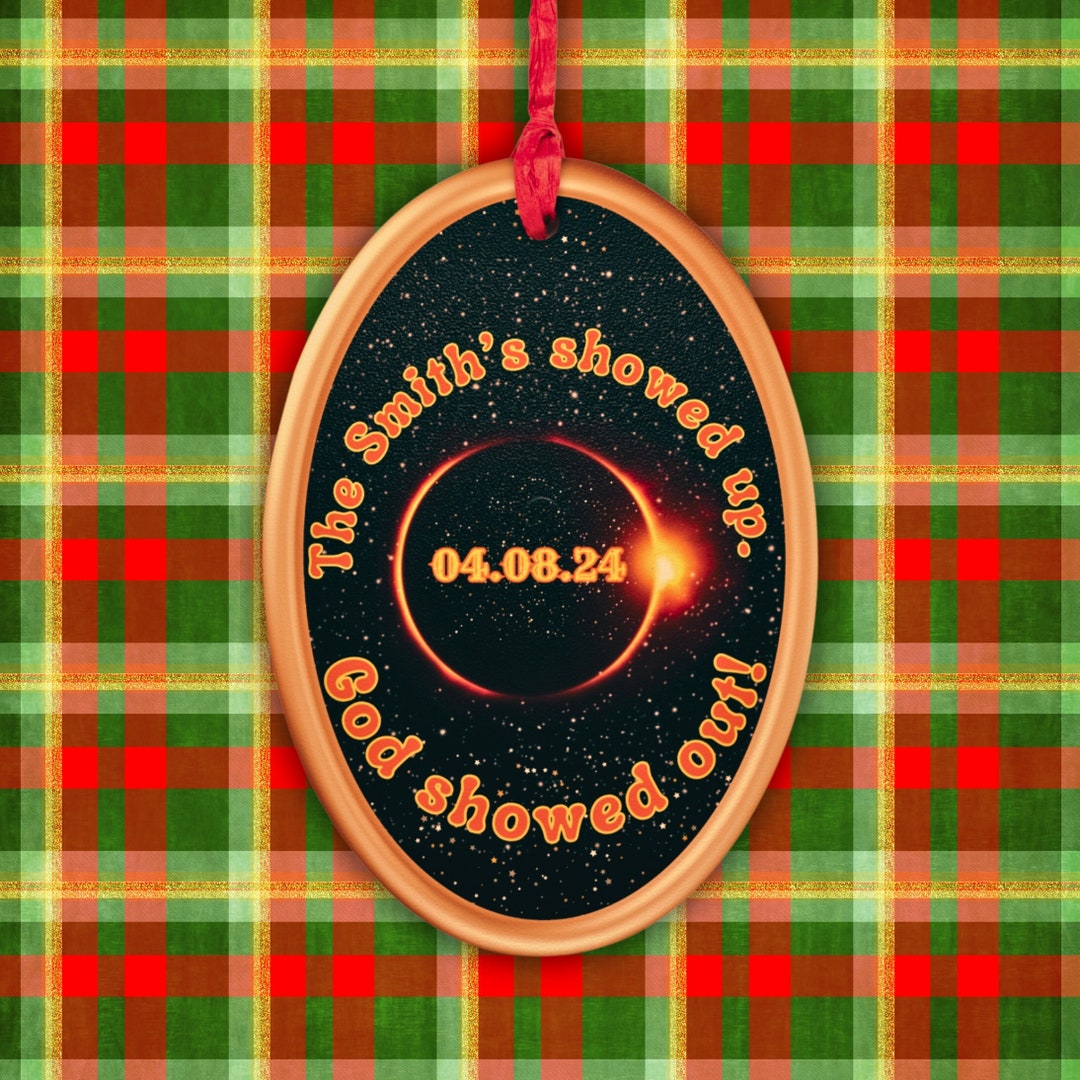 Eclipse Ornament, Total Solar Eclipse 2024, Solar Eclipse Gifts, Fridge ...