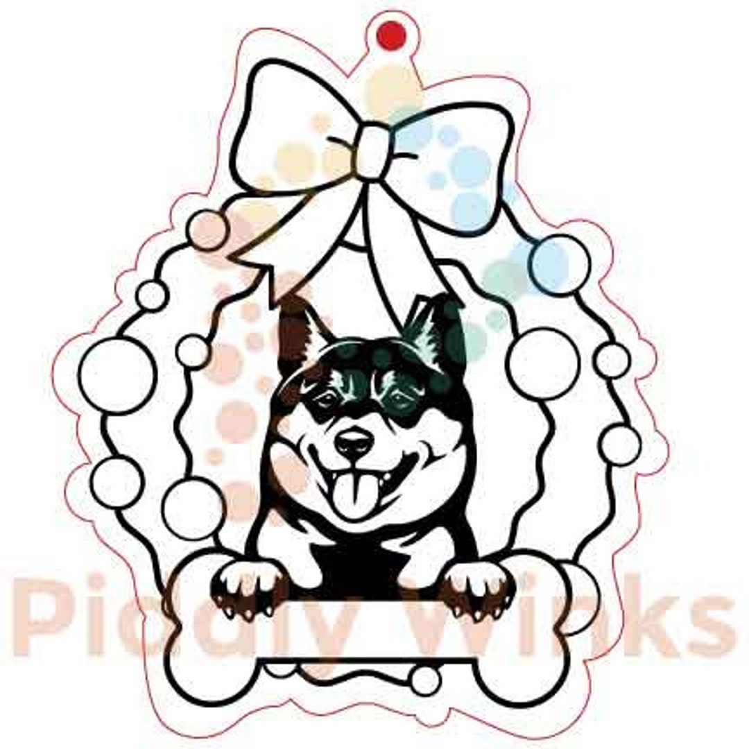 Shiba Inu Ornament, Svg, Digital, Download, Dog, Canine, K9, Gift ...