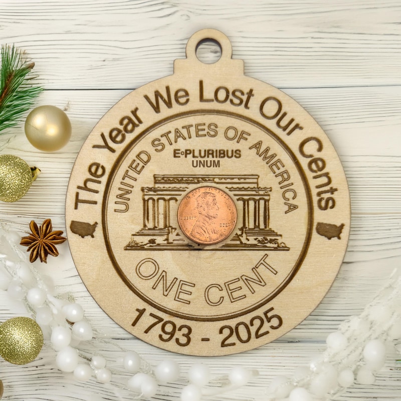 Penny Ornament 2025 File - Etsy