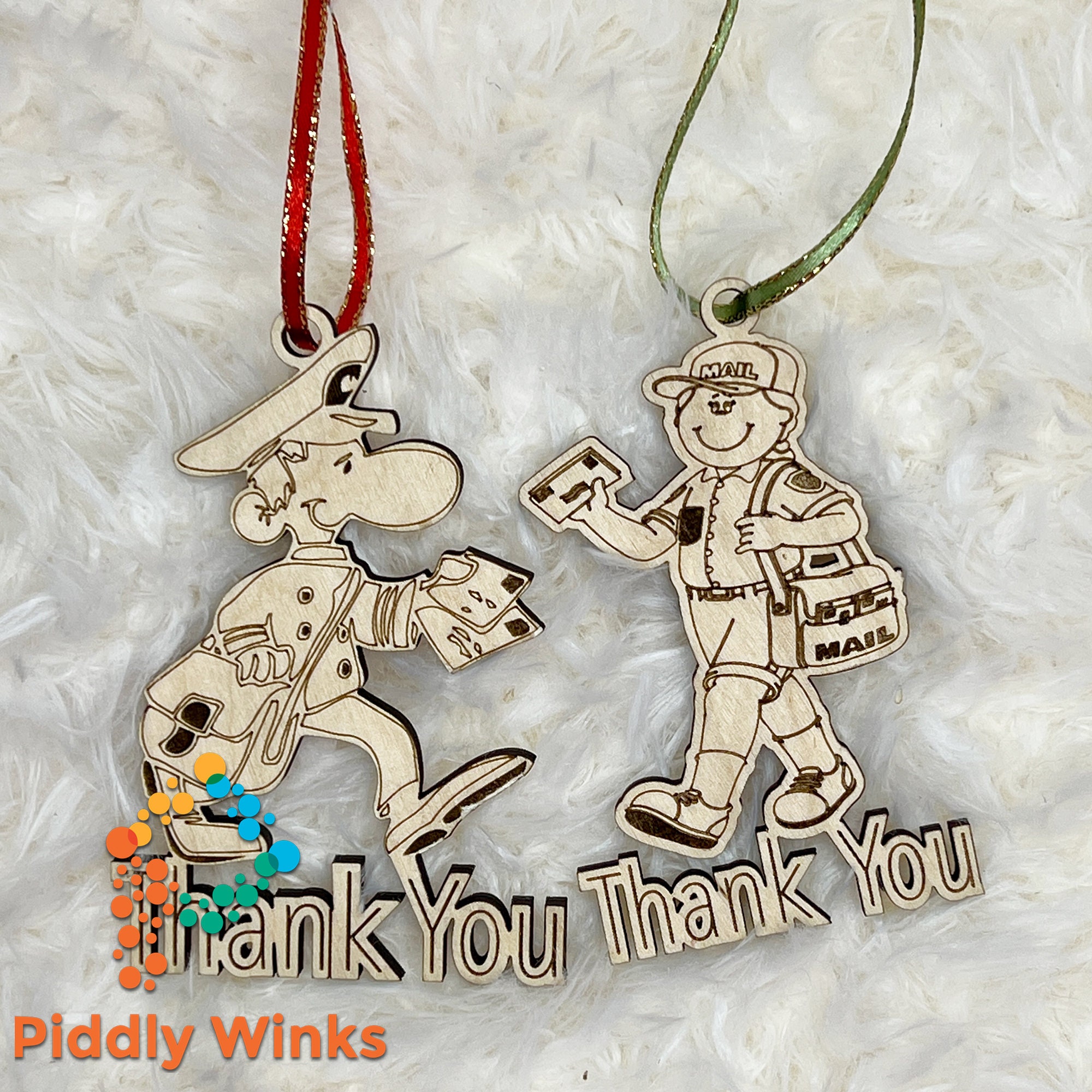 USPS Mail Carrier Ornament Svg File Set, Thank You, Mailman, Maillady ...