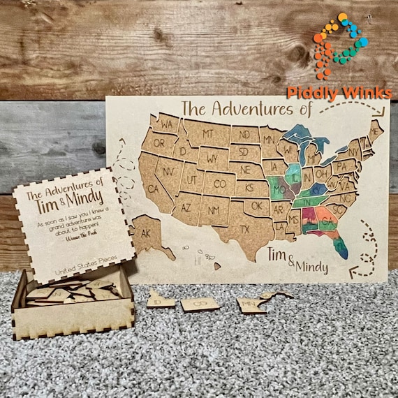 USA Map Travel Svg File United States Adventure Tracking - Etsy