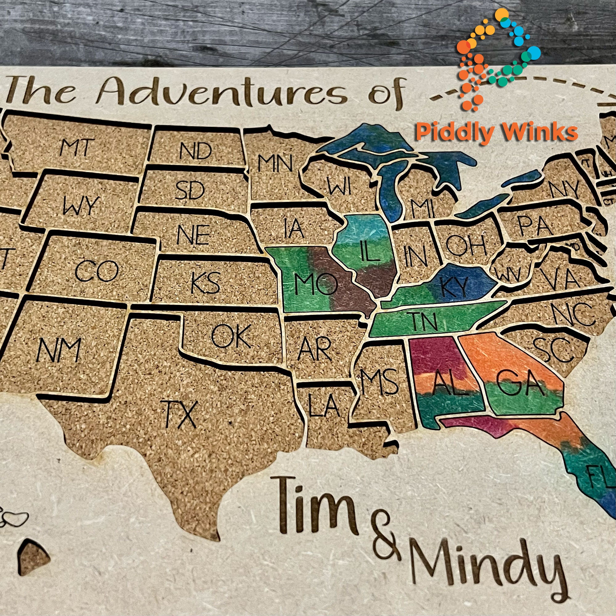 USA Map Travel Svg File United States Adventure Tracking - Etsy