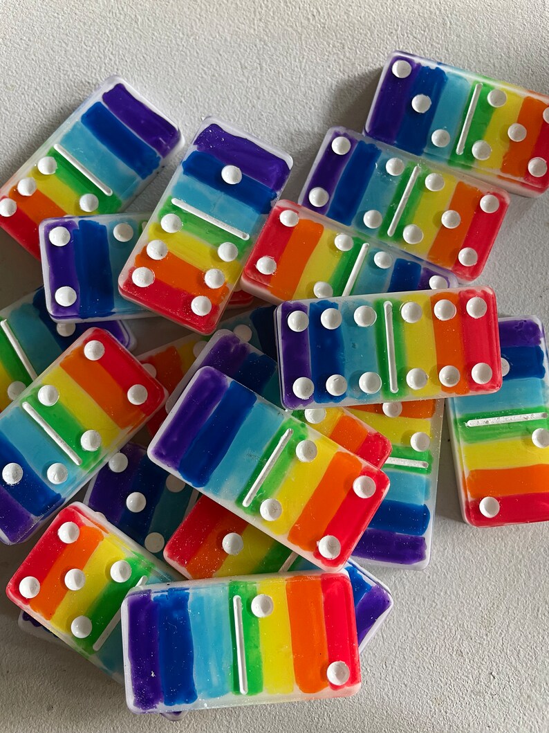 Domino Set Regenbogen - Etsy