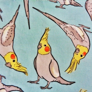 COVERS/SKIRTS 70-100 Inch "scattered Cockatiels" in BLUE - Etsy