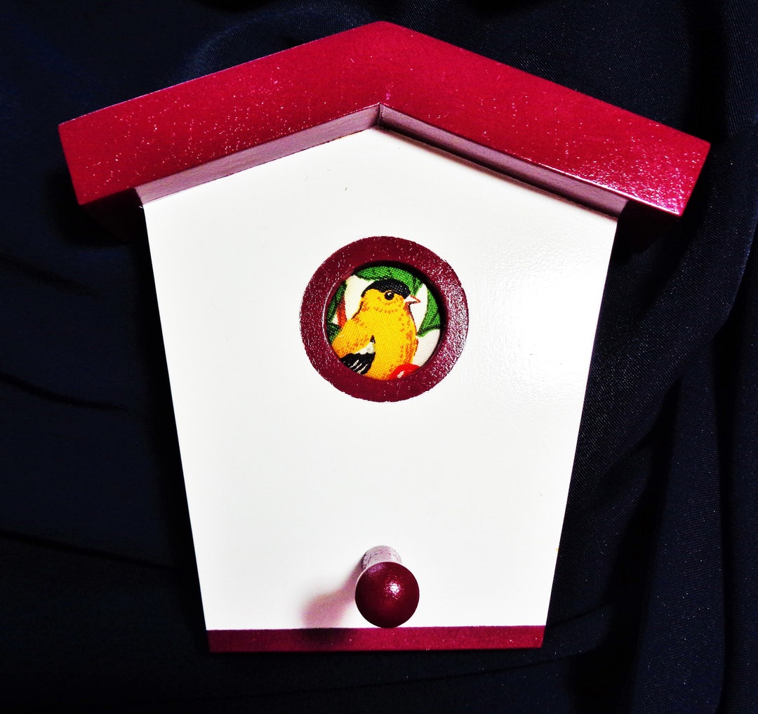 Assorted Colors - Birdhouse KEY or CORD HOLDER - Etsy
