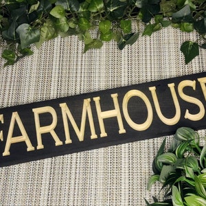 Farmhouse Sign Farm Style Sign Farmhouse Word Wall Art - Etsy