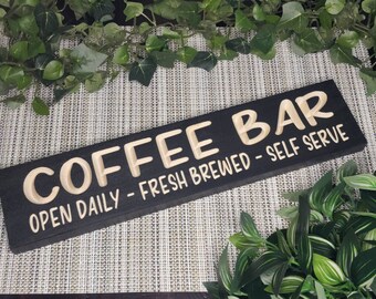 Self Serve Bar Sign - Etsy