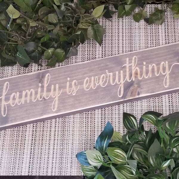Family is Everything Sign - Etsy