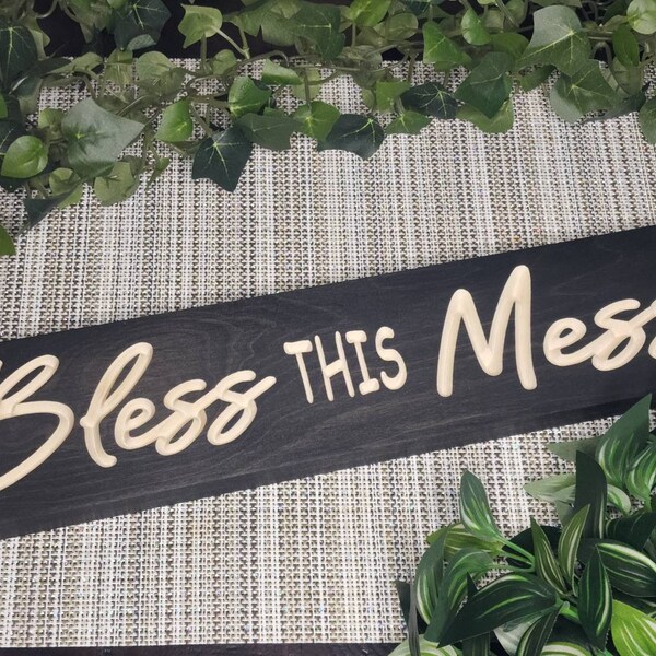 Messy House Sign - Etsy