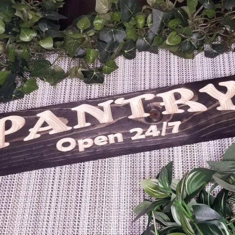 Rustic Pantry Sign - Etsy