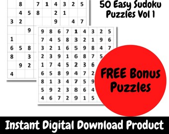 KDP 300 Sudoku Puzzles Commercial Use Licence Instant - Etsy