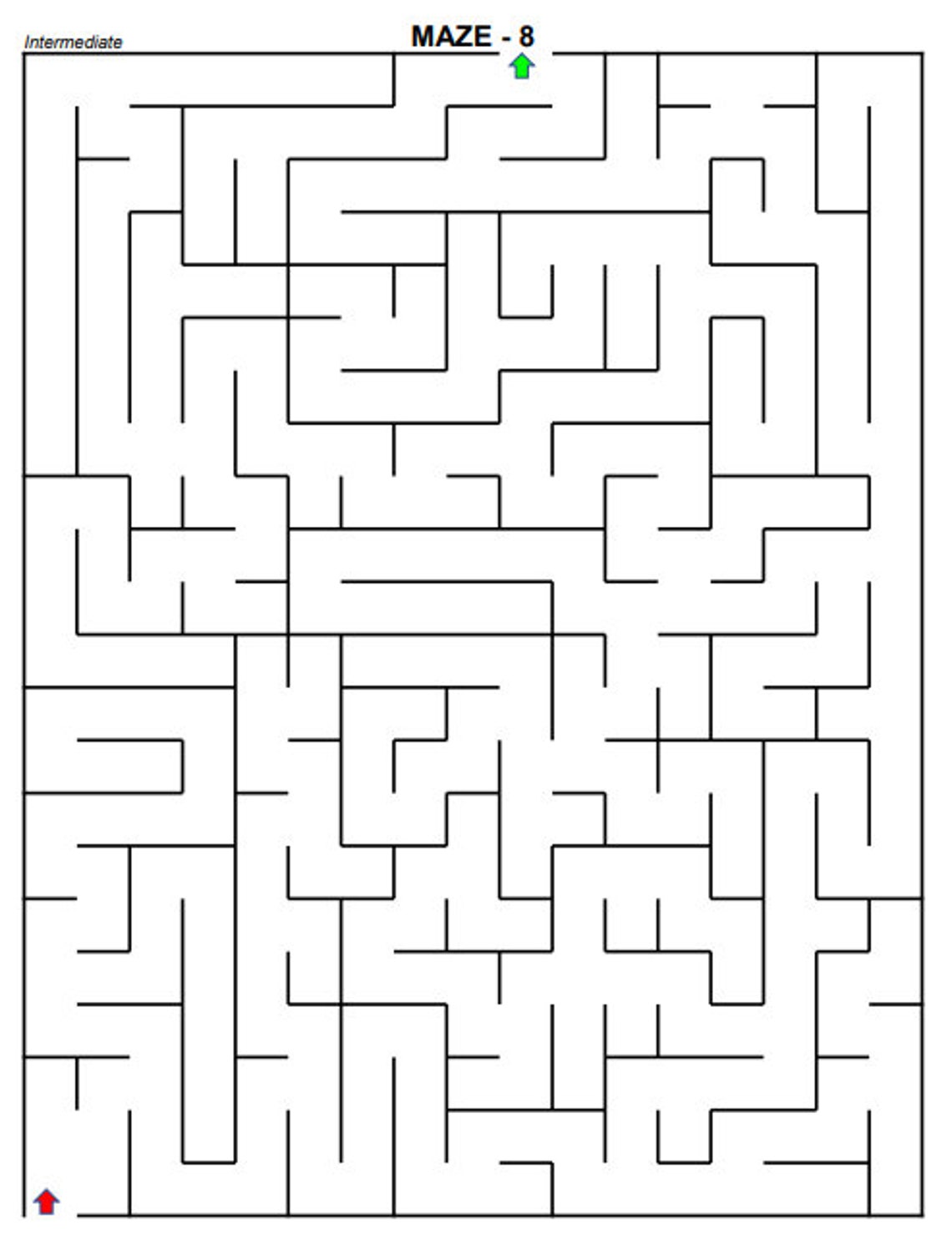 Printable 100 Mazes 50 Easy 50 Intermediate - Etsy