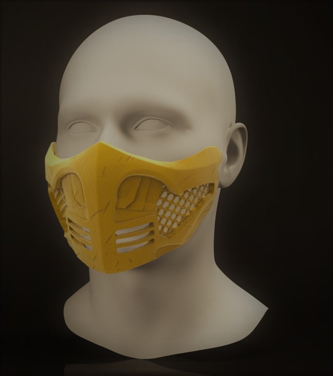 Mortal Kombat Scorpion Mask - Etsy