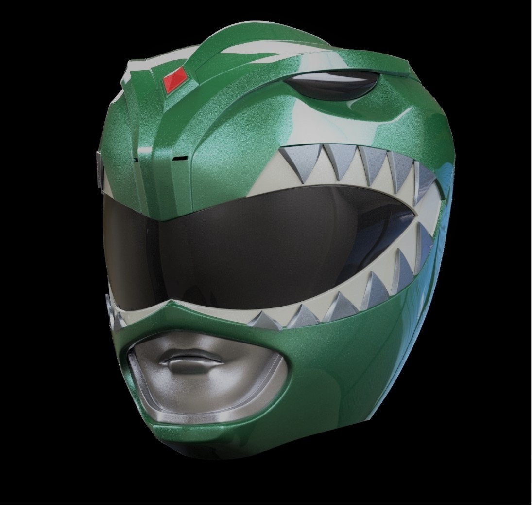 Tommy Oliver Original Green Ranger Helmet - Stl - Etsy