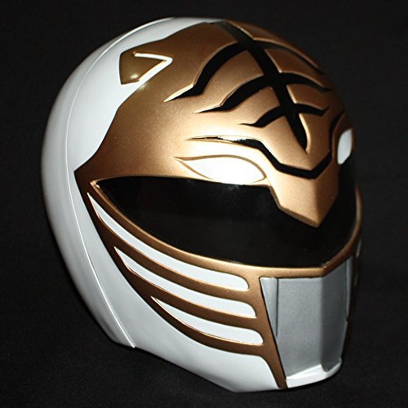Power Rangers MMPR White and Gold Helmet Stl - Etsy Australia