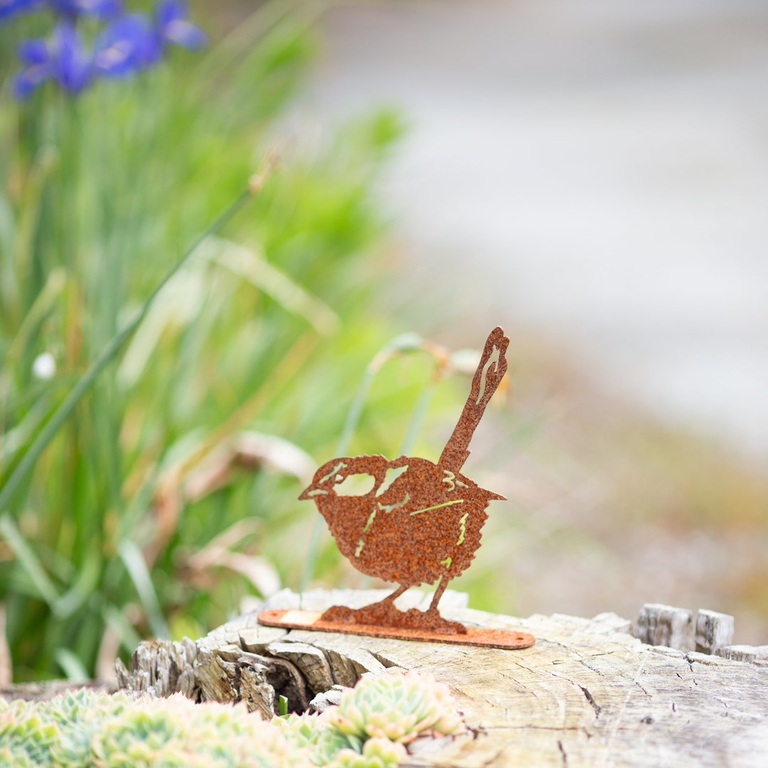 Fairy Wren -Rusty Bird- Garden Decoration - Etsy Österreich