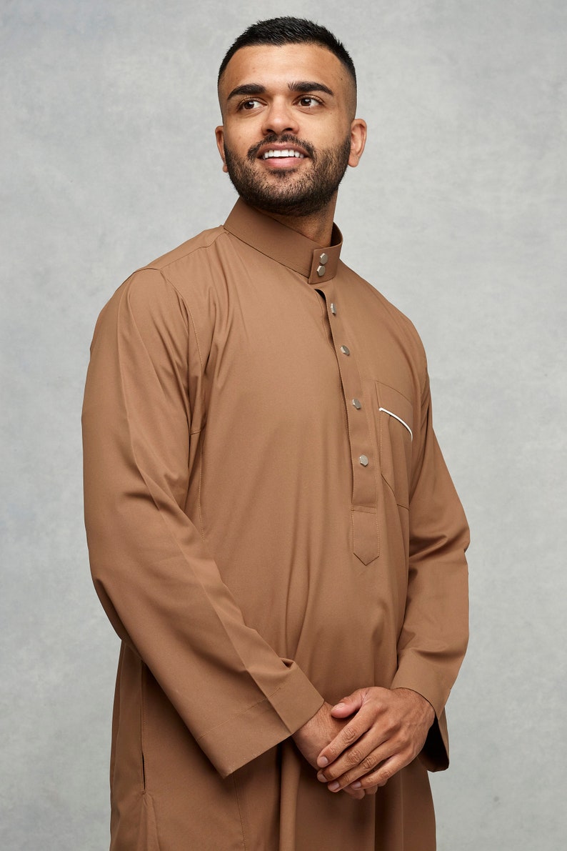 Jubbah Jubba Thobe Thoab Kaftan Kaudura Qamees Men Boys Saudi Style - Etsy