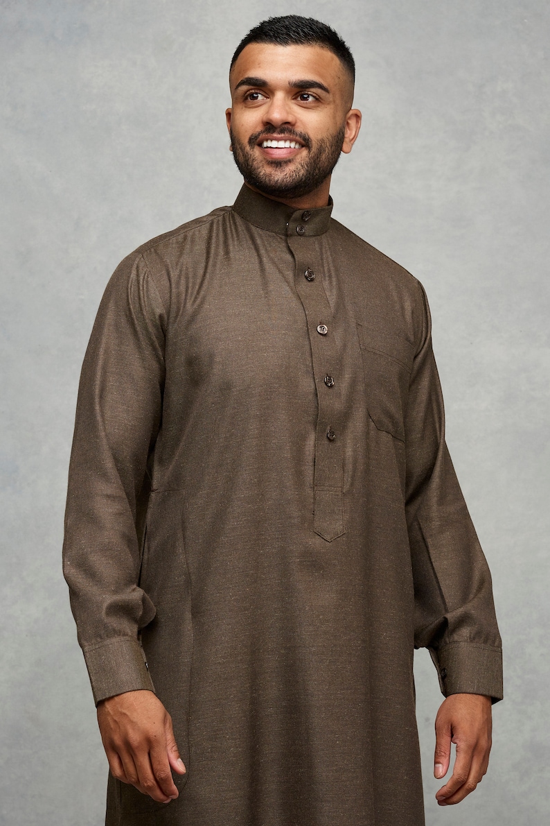 Jubbah Jubba Thobe Thoab Kaftan Kaudura Qamees Men Islamic Saudi Style ...
