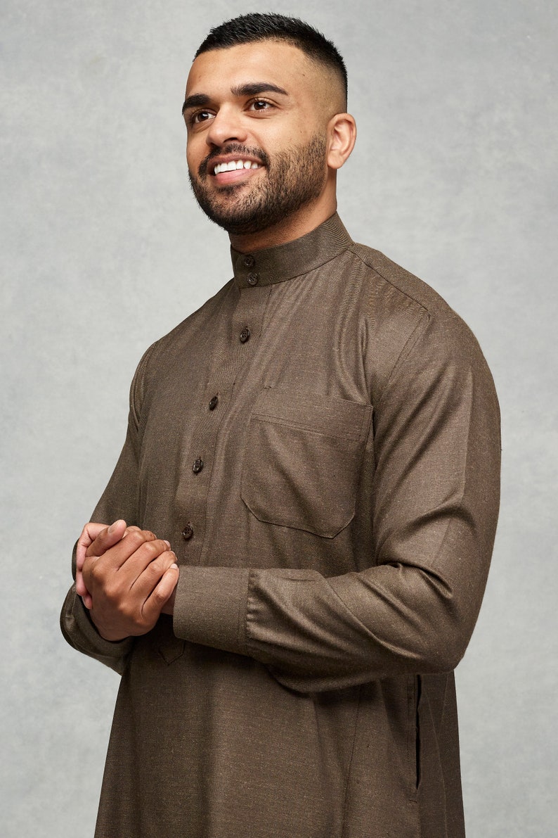Jubbah Jubba Thobe Thoab Kaftan Kaudura Qamees Men Islamic Saudi Style ...
