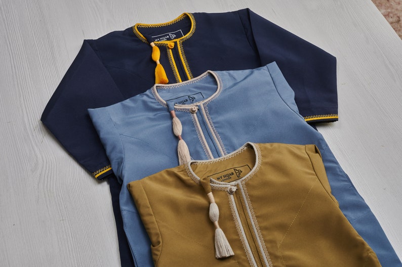 Thobe Jubbah Jubba Islamic Children Newborn Baby Kid's Romper Present ...